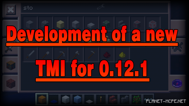 MrARM Is Developing A New TMI For Minecraft PE 0.12.1
