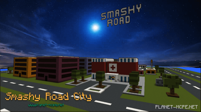 Download Smashy Road City For Minecraft 1.21,1.20