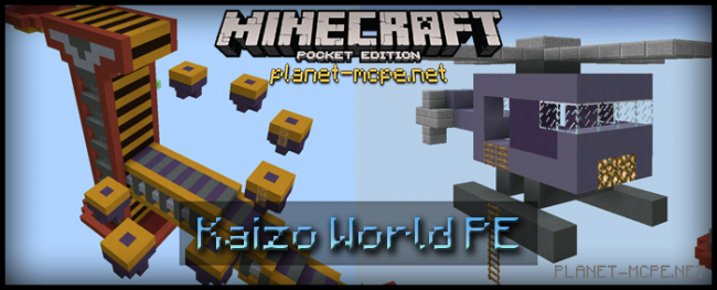 Download Kaizo World PE Map For Minecraft 1.21,1.20