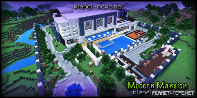 Download Modern Mansion Map For Minecraft 1.21,1.20