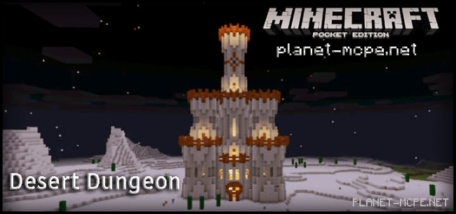 Download Desert Dungeon Map For Minecraft 1.21,1.20