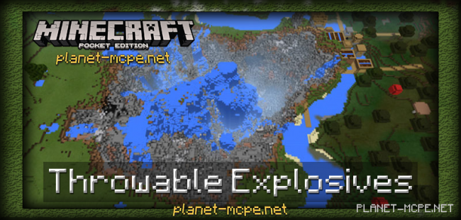 Download Throwable Explosives Mod For Minecraft 1.20, 1.19, 1.18 For Free