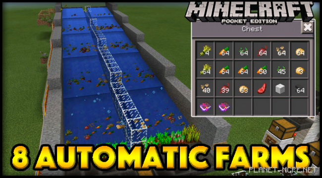 Download Map 8 Automatic Farms For Minecraft 1.21,1.20