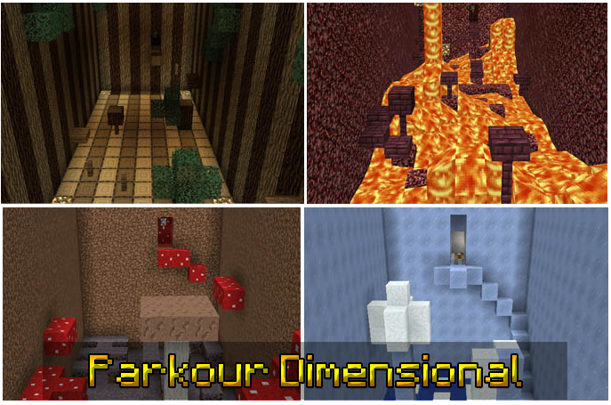 Download Parkour Dimensional Map For Minecraft 1.21,1.20