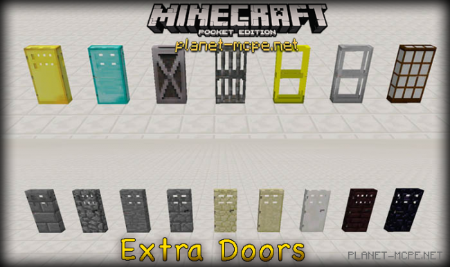 Download Extra Doors Mod For Minecraft 1.20, 1.19, 1.18 For Free