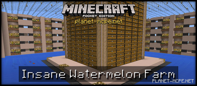 Download Insane Watermelon Farm Map For Minecraft 1.21,1.20