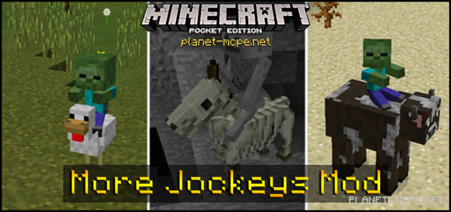 Download More Jockeys Mod For Minecraft 1.20, 1.19, 1.18 For Free