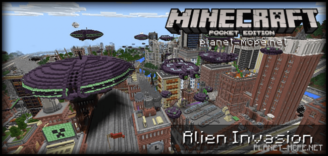 Download Alien Invasion Map [Adventure] For Minecraft 1.21,1.20
