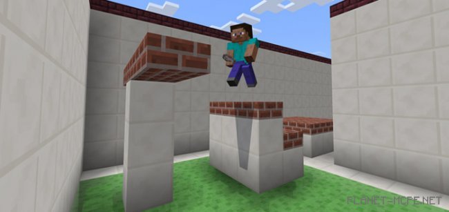Download Map Bounce Steve Bounce [Parkour] For Minecraft 1.21,1.20