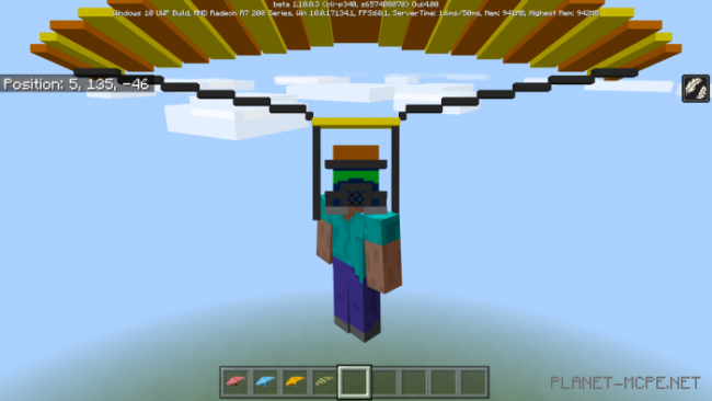 Download Parachute Mod For Minecraft 1.20, 1.19, 1.18 For Free
