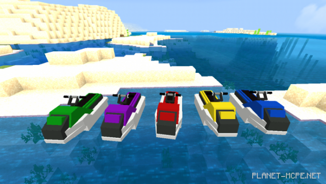 Download Jet Ski Mod For Minecraft 1.20, 1.19, 1.18 For Free