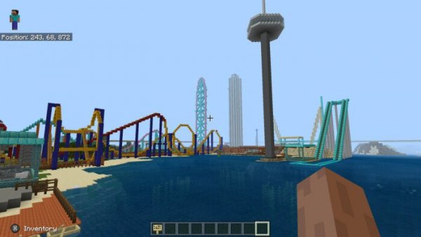 Download Cedar Camp Amusement Park Map For Minecraft 1.21,1.20