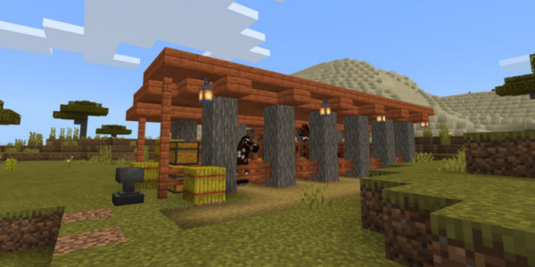 Builds With Acacia Blocks