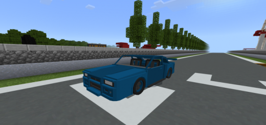 Download Nissan Skyline GT-R (R34) Mod For Minecraft 1.20, 1.19, 1.18 ...