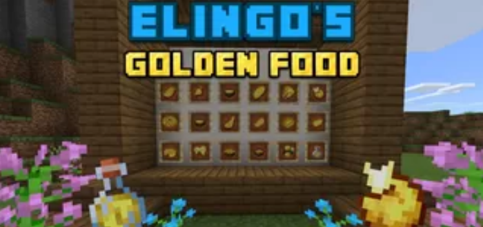 Download Elingo’s Golden Food Mod For Minecraft 1.20, 1.19, 1.18 For Free