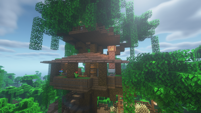 Download Jungle Tree House Map For Minecraft 1.21,1.20