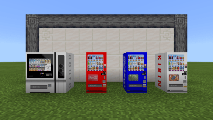 Download Realistic Vending Machine Mod For Minecraft 1.20, 1.19, 1.18 ...