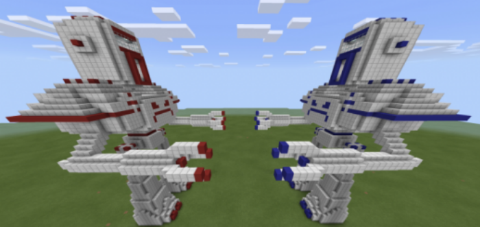 Download Robot Battle Map For Minecraft 1.21,1.20