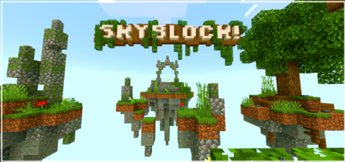 Download Skyblock Map - Adventure For Minecraft 1.21,1.20