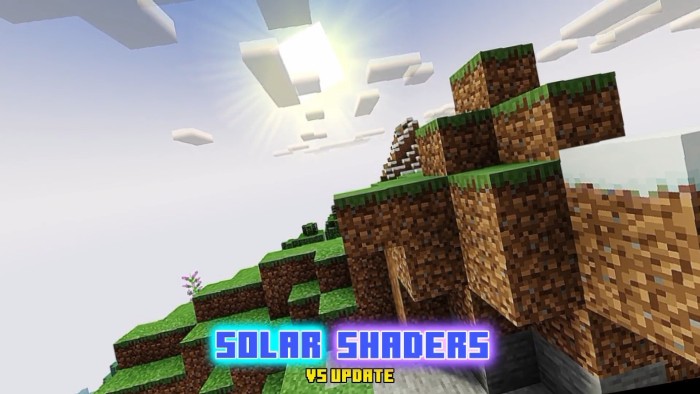 Download Shaders Solar For Minecraft 1.21,1.20, 1.19, 1.18